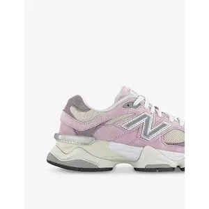 NEW BALANCE 9060 Suede And Mesh Trainers - Rose Sugar