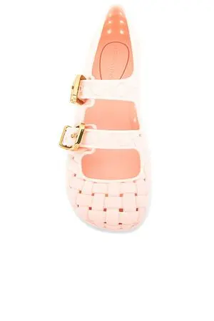 Bottega Veneta Amy Flat Sandals - Rose