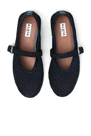 Alaïa Ballet Flat With Buckle Strap
