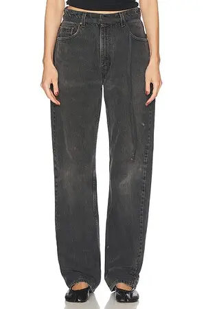 ALIGRACE Vintage Belted Jeans