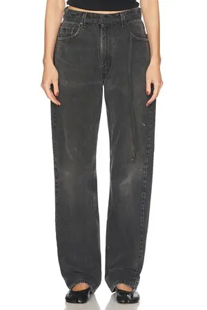 ALIGRACE Vintage Belted Jeans