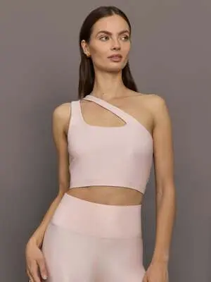 Carbon38 Takara Shine One-shoulder Bra Top - Lotus