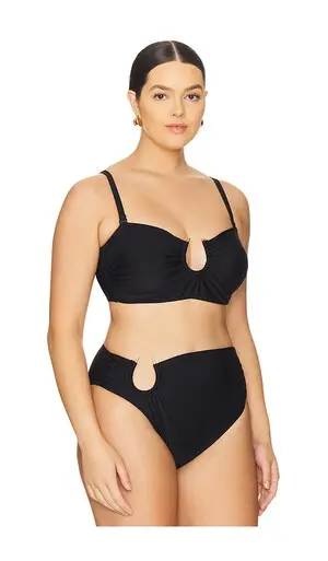 VILLA FRESCA Sofia Bikini Top - Black