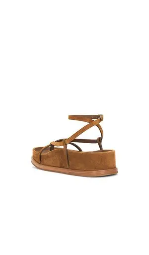 LOEFFLER RANDALL Ankle Wrap Footbed Sandal