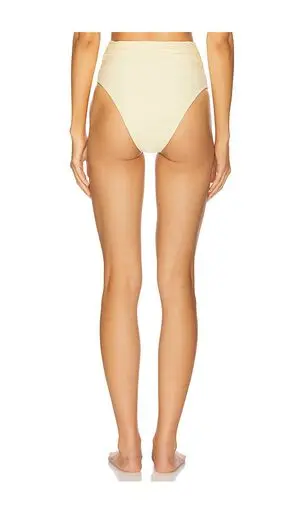 SHANI SHEMER Claire Bikini Bottom In Yellow - Butter