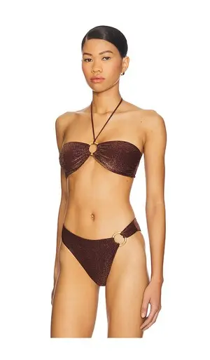 AWAY THAT DAY Acapulco Bikini Top - Copper