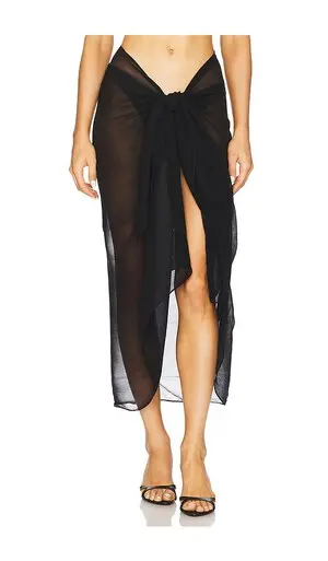 AWAY THAT DAY Santorini Sarong - Black