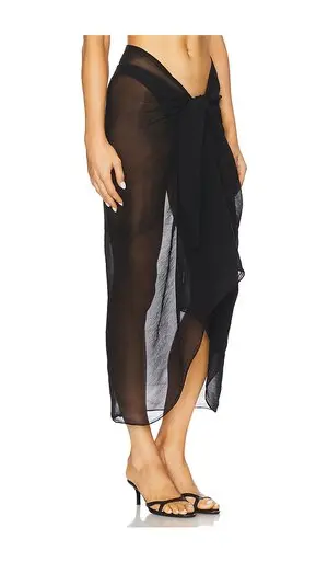 AWAY THAT DAY Santorini Sarong - Black