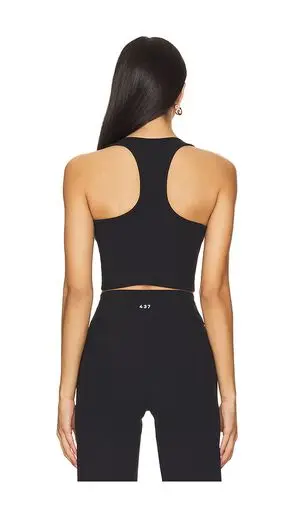 437 The V Tank Top - Black