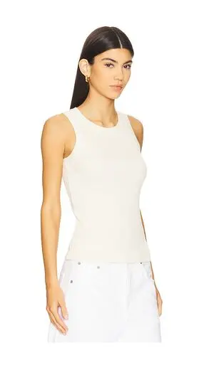Citizens Of Humanity Ribbed Crewneck Tank Top - Dune