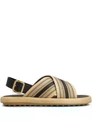 TOD'S Woven Sandals - Neutrals