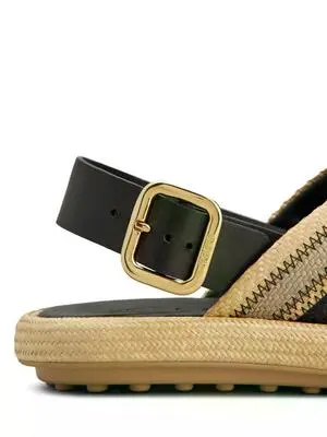 TOD'S Woven Sandals - Neutrals