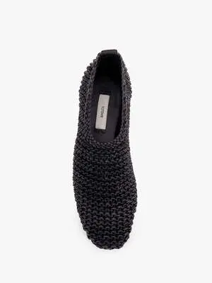 TOTEME Intertwined Leather Slip-on Flats