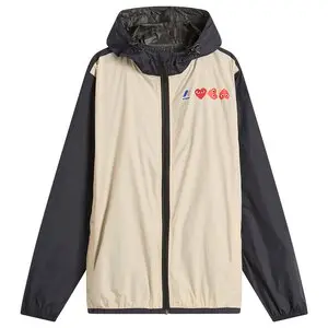 Play Comme Des Garcon X K-way Colour Block Jacket