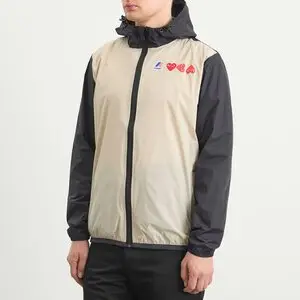 Play Comme Des Garcon X K-way Colour Block Jacket