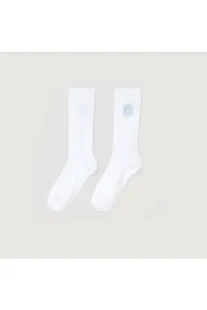 Sandro Embroidered Socks - White