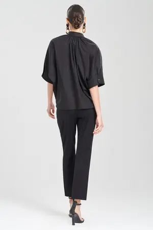 Natori Cotton Poplin Top