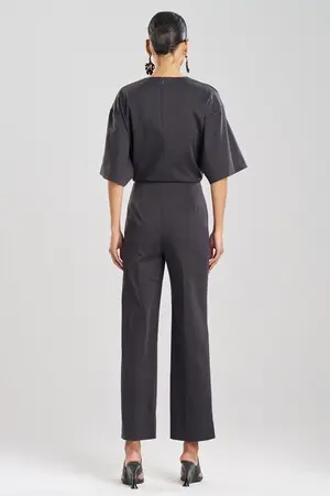 Natori Cotton Chino Straight Leg Trousers