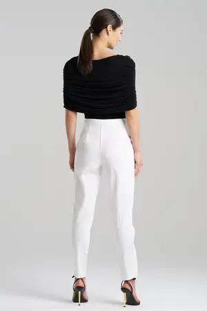 Natori Cotton Blend Chino Pants - White