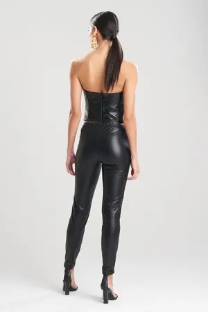 Natori Vegan Leatherette Leggings