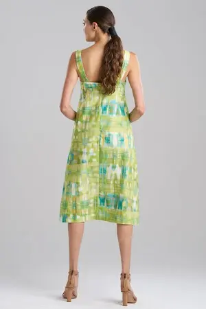 Natori Plaids Cotton Poplin Sundress