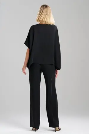Natori Stretch Crepe Top