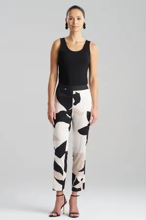 Natori Nishi Printed Ankle Pants