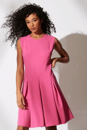 Natori Round Neck Cocktail Dresses