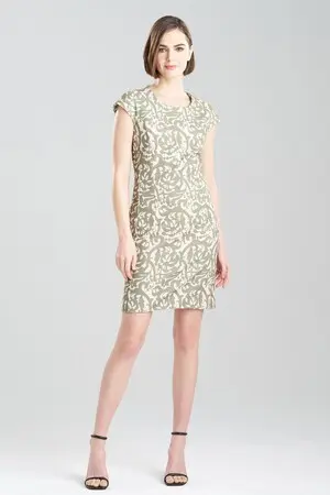 Natori Art Nouveau Scroll Shift Dress