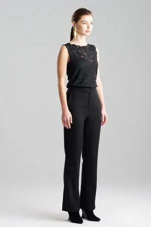 Natori Felt Zip Front Trousers