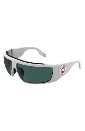 Canada Goose Hero 76mm Mask Sunglasses - Matte White