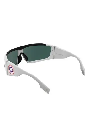 Canada Goose Hero 76mm Mask Sunglasses - Matte White
