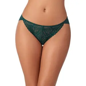 Dkny Deco Lace Bikini Cut Briefs - Cool Pine
