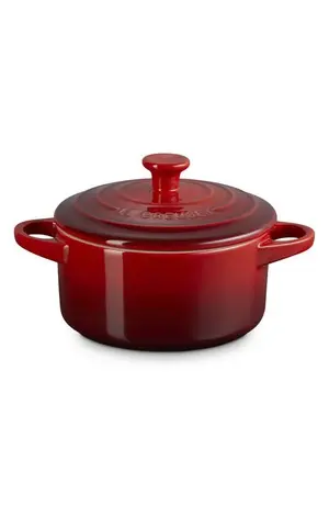 LE CREUSET 24-ounce Mini Stoneware Cocotte - Cerise