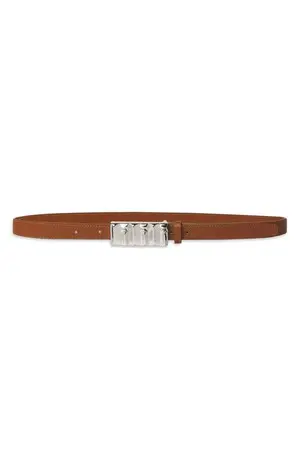 FRAME The Sculptural Leather Belt - Cognac