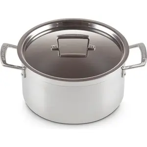 LE CREUSET 6.25-quart Classic Stock Pot - Stainless Steel