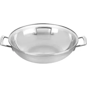 LE CREUSET 4.5-quart Classic Wok - Stainless Steel