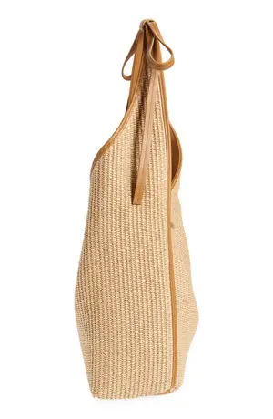 REFORMATION Medium Vittoria Woven Tote - Natural Raffia