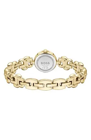 BOSS Double B Bracelet Watch - Gold