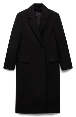 Mango Structured Longline Coat