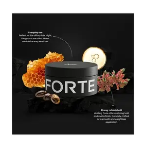 FORTE SERIES Strong Hold Molding Paste – Matte Finish Hair Styling Cream With Biotin & Castor Oil