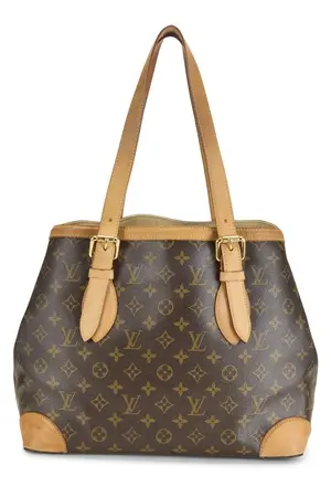 LOUIS VUITTON Monogram Canvas Hampstead Tote - Brown