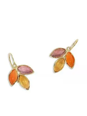 Irene Neuwirth 18kt Yellow Multi-stone Drop Earrings - Gold