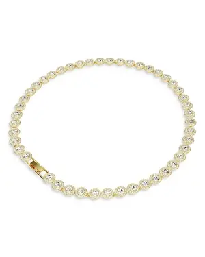 SWAROVSKI Una Angelic Crystal Tennis Necklace - Gold
