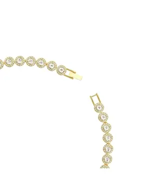 SWAROVSKI Una Angelic Crystal Tennis Necklace - Gold