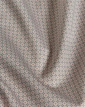 David Donahue Regular Fit Geometric Print Sport Shirt