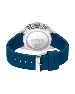 Hugo Boss Runner Chronograph, 44mm - Black/blue