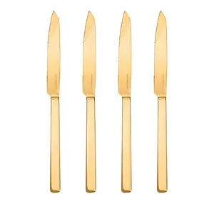 MEPRA Stile Steak Knives 4 Piece Set - Ice Gold