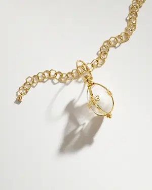 Temple St. Clair 18k Yellow Beehive Chain Necklace