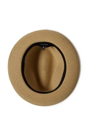 Brixton Horton Packable Straw Fedora